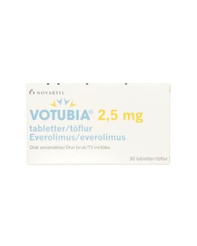 Votubia Tablett 2,5 mg 30 stk - Apotek 1