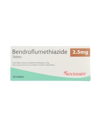 Bendroflumethiazide tab 2,5mg 28 enpac - Apotek 1