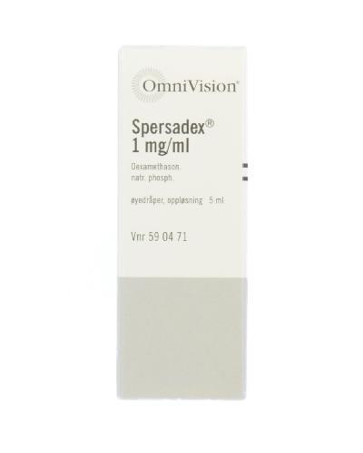 Spersadex 1 mg/ml øyedråper, oppløsning 5 ml - Apotek 1
