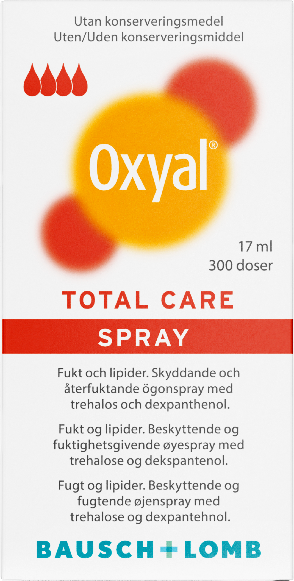 Oxyal Total Care øyespray 17ml - Apotek 1