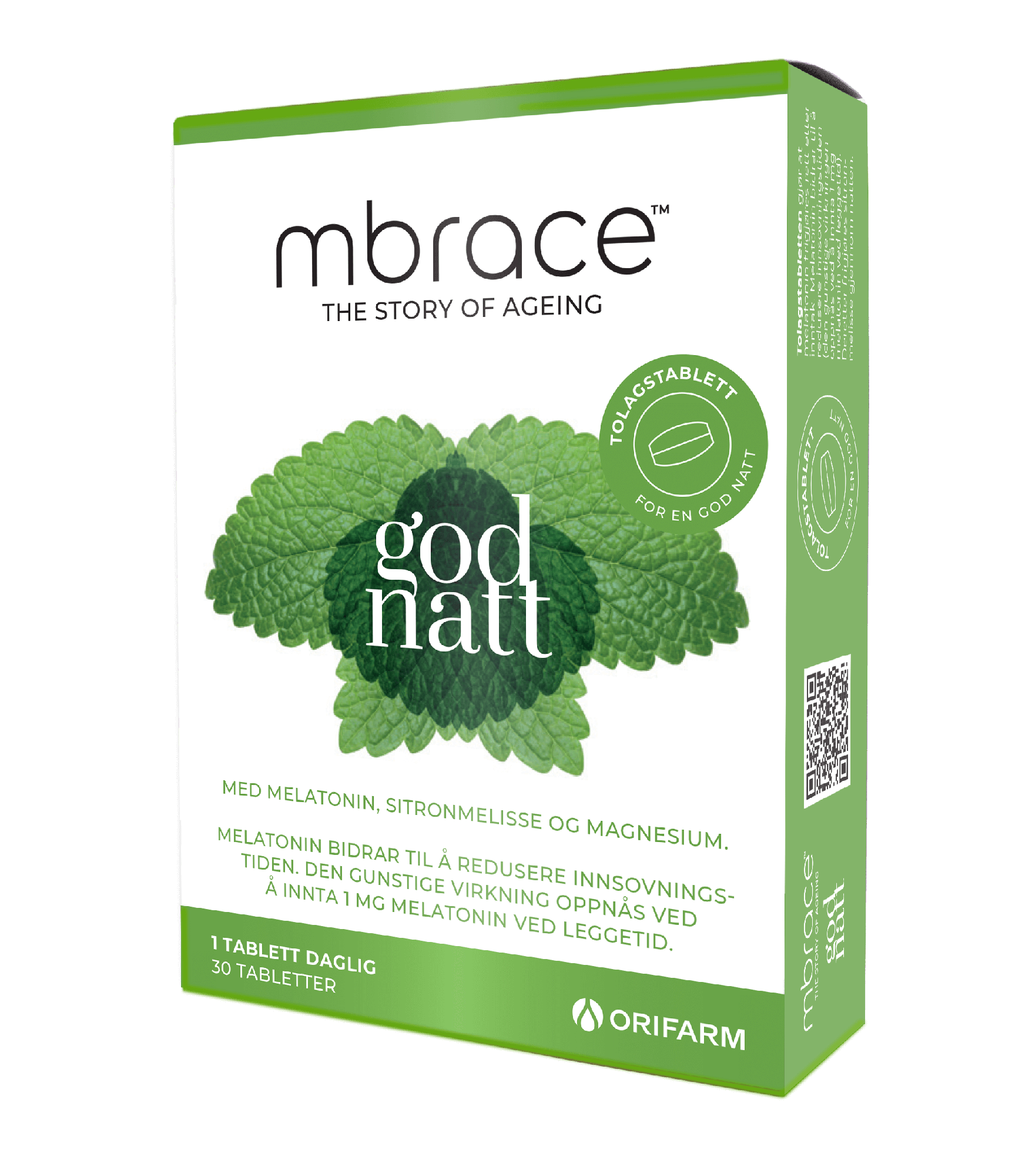 mbrace God natt tabletter 30 stk - Apotek 1