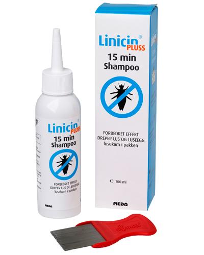 Linicin Pluss 15 min sjampo lusemiddel 100ml - Apotek 1