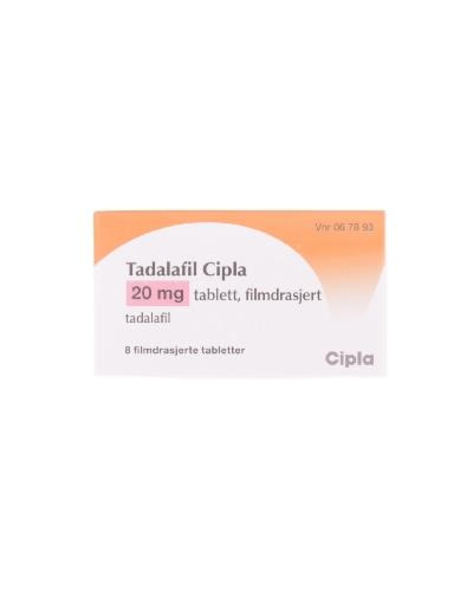 Tadalafil cipla tab 20mg - Apotek 1