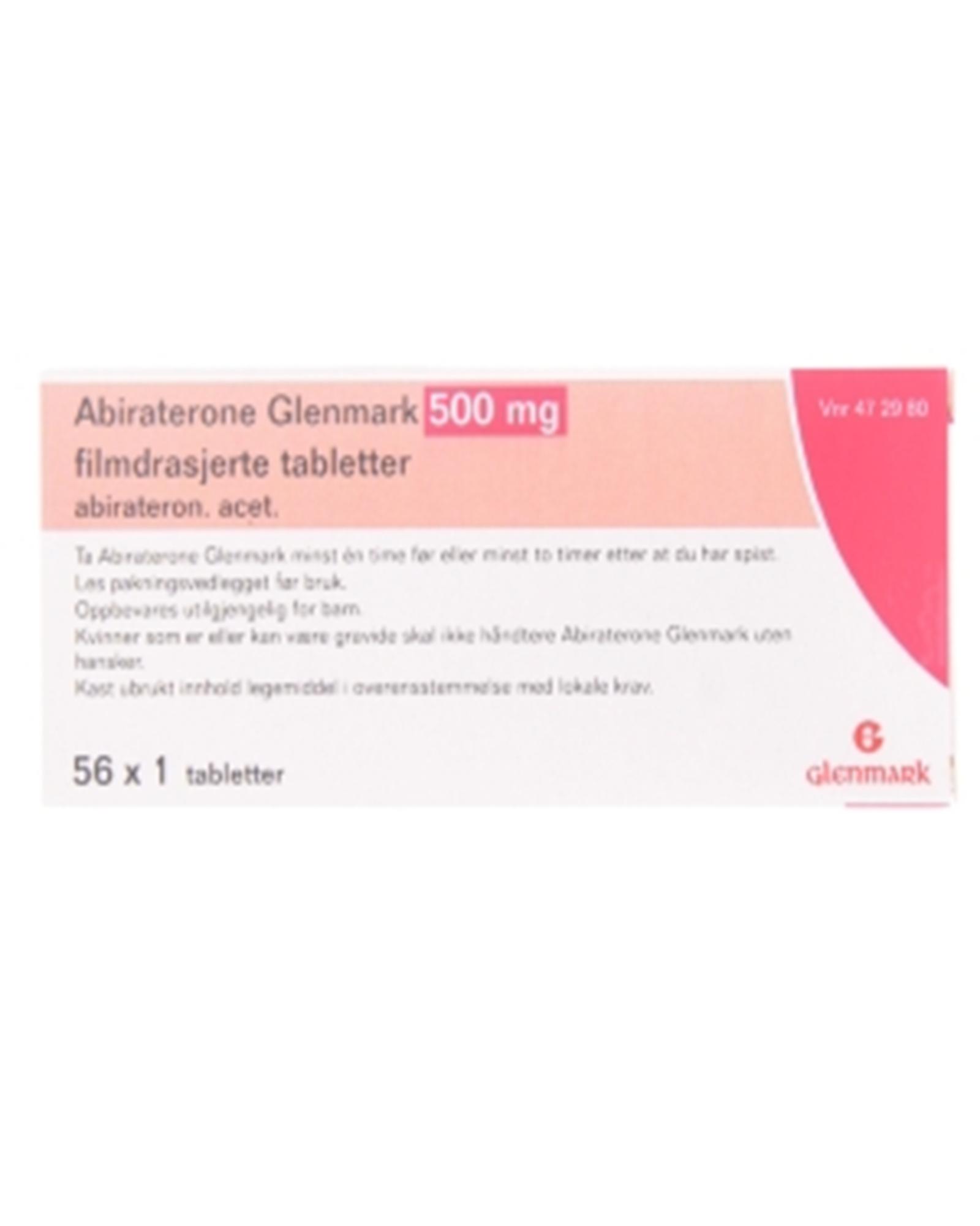 Abiraterone glenmark tab 500mg - Apotek 1