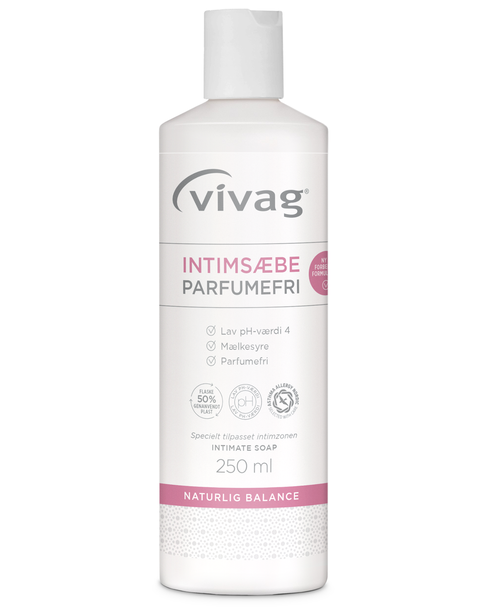 Vivag intimsåpe parfymefri 250 ml - Apotek 1