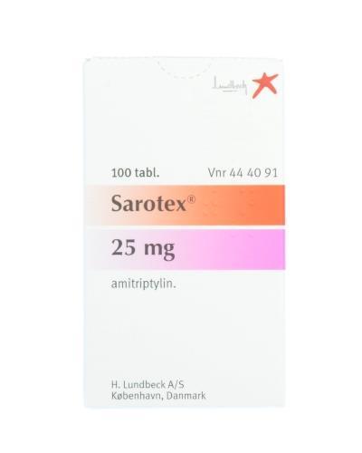 Sarotex 25 mg filmdrasjerte tabletter 100 stk - Apotek 1