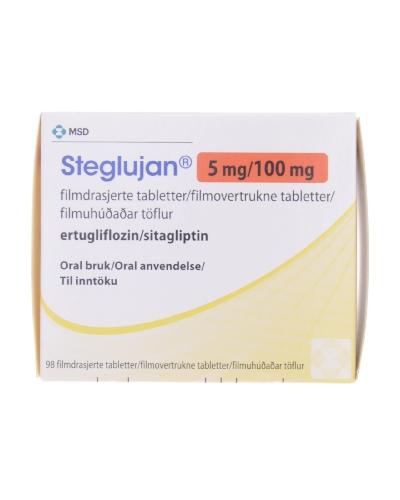Steglujan 5 mg/100 mg filmdrasjerte tabletter 98stk - Apotek 1