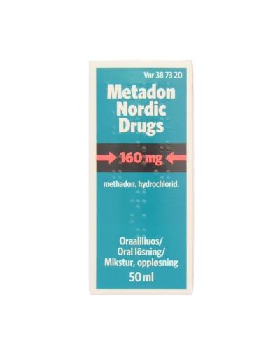 Metadon Nordic Drugs Mikstur, oppløsning 160 mg 50 ml - Apotek 1