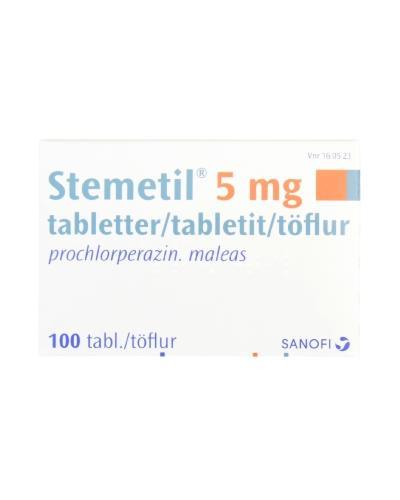 Stemetil Tablett 5 mg 100 stk - Apotek 1