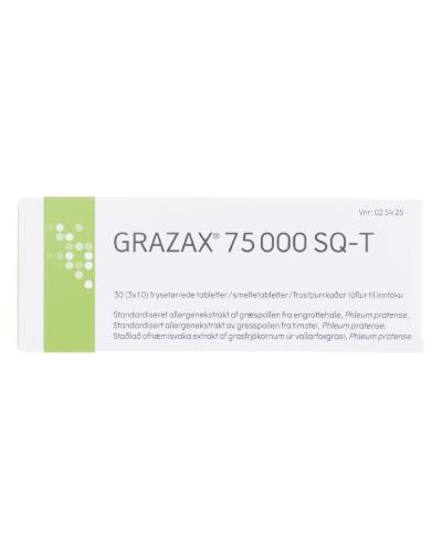 Grazax Smeltetablett 75000 SQ-T 30 stk - Apotek 1