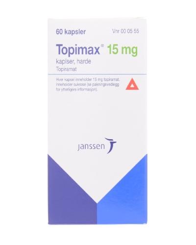 Topimax Kapsel, hard 15 mg 60 stk - Apotek 1