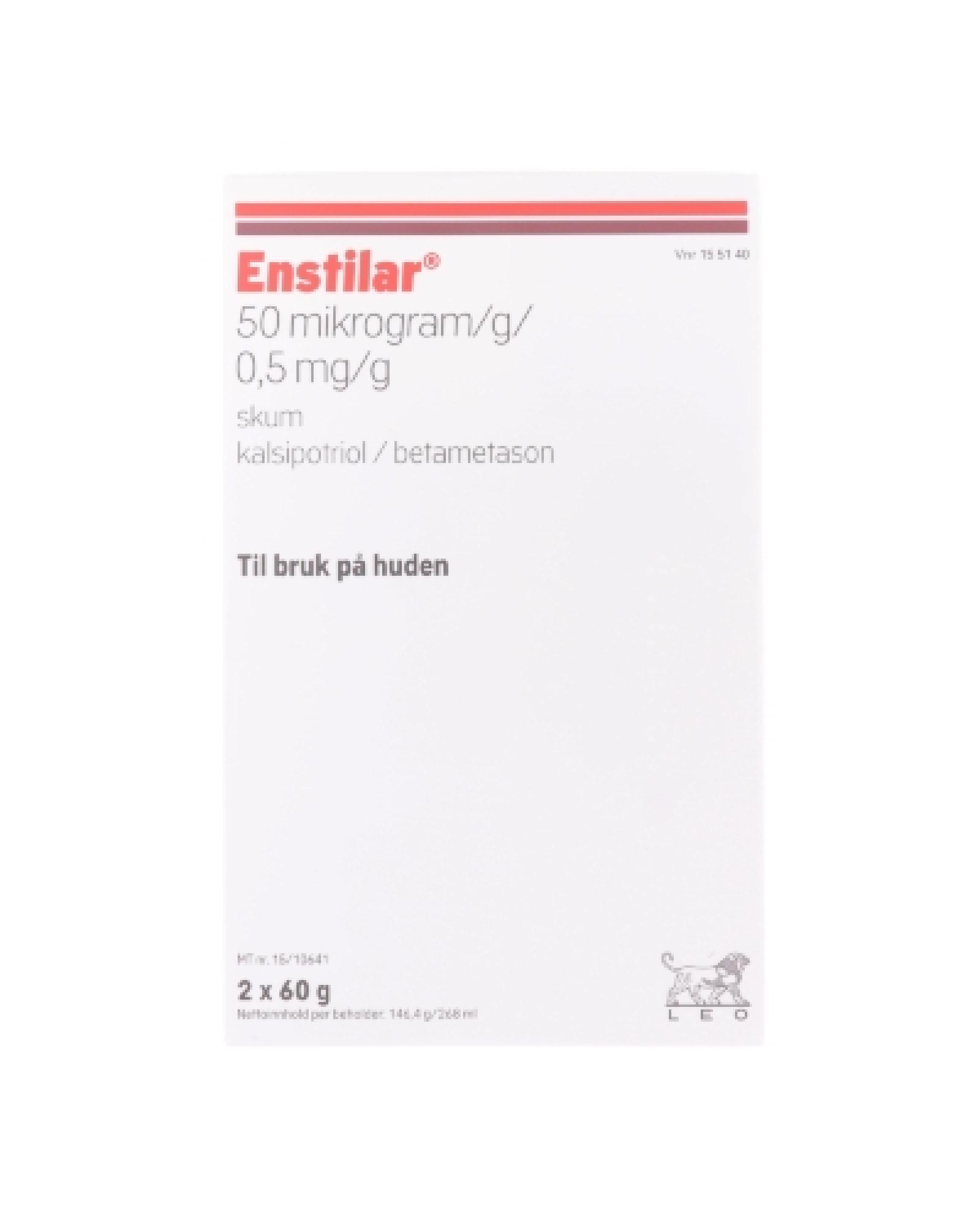 Enstilar 50 mikrog/g+0,5 mg/g skum 2x60 g - Apotek 1