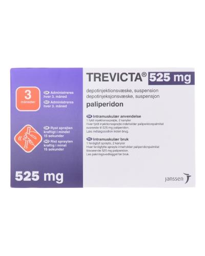 Trevicta Depotinjeksjonsvæske, suspensjon i ferdigfylt sprøyte 525 mg 1 ...