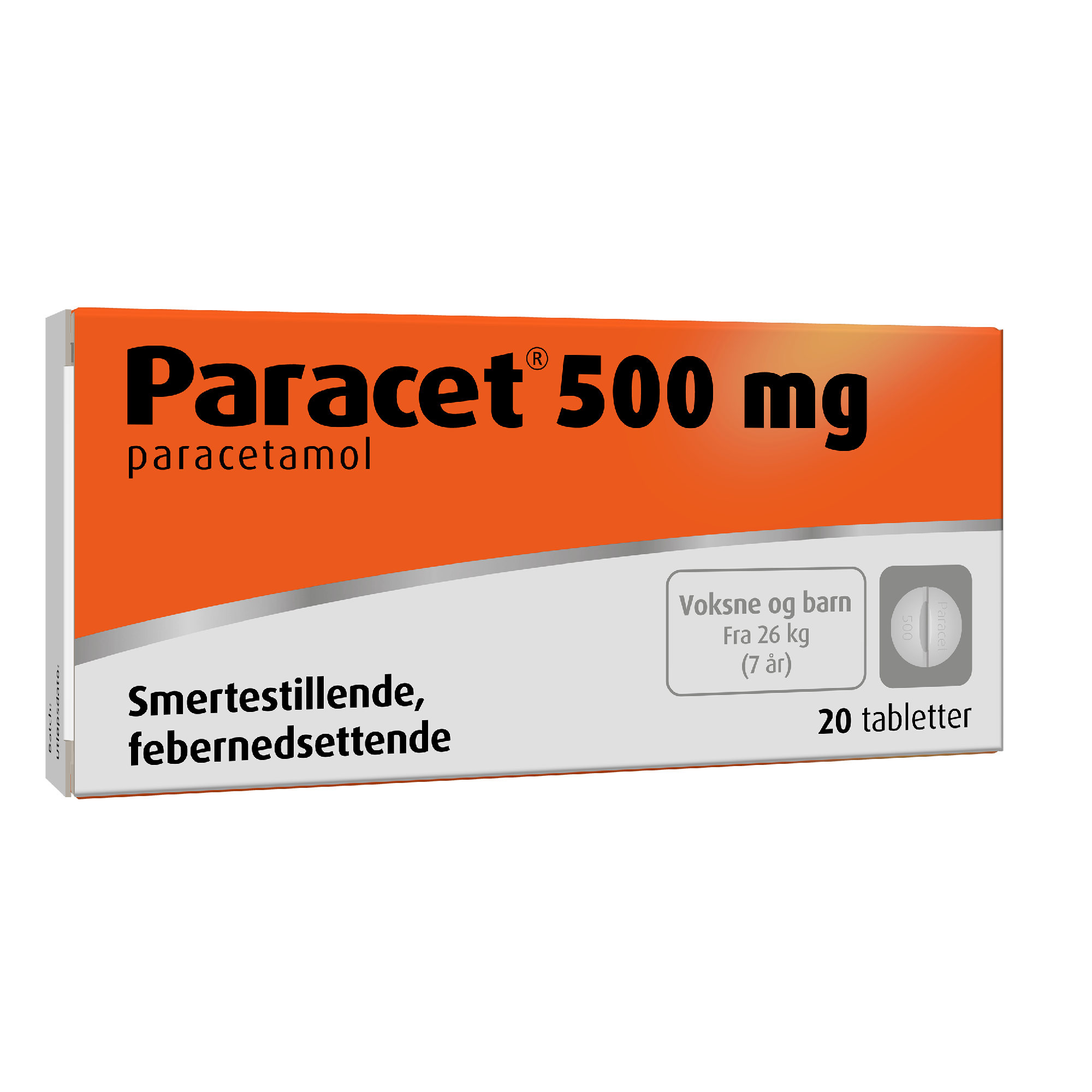 Paracet 500 mg tabletter 20 stk - Apotek 1