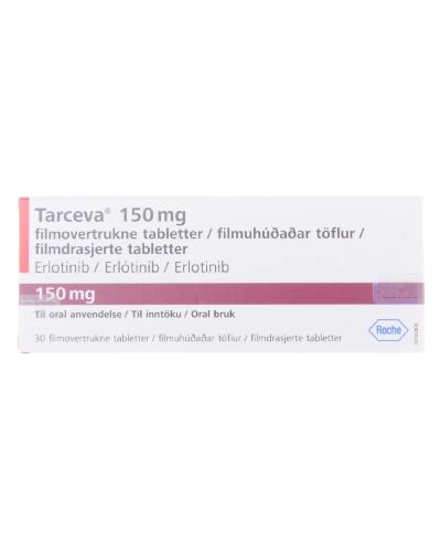 Tarceva Tablett, filmdrasjert 150 mg 30 stk - Apotek 1
