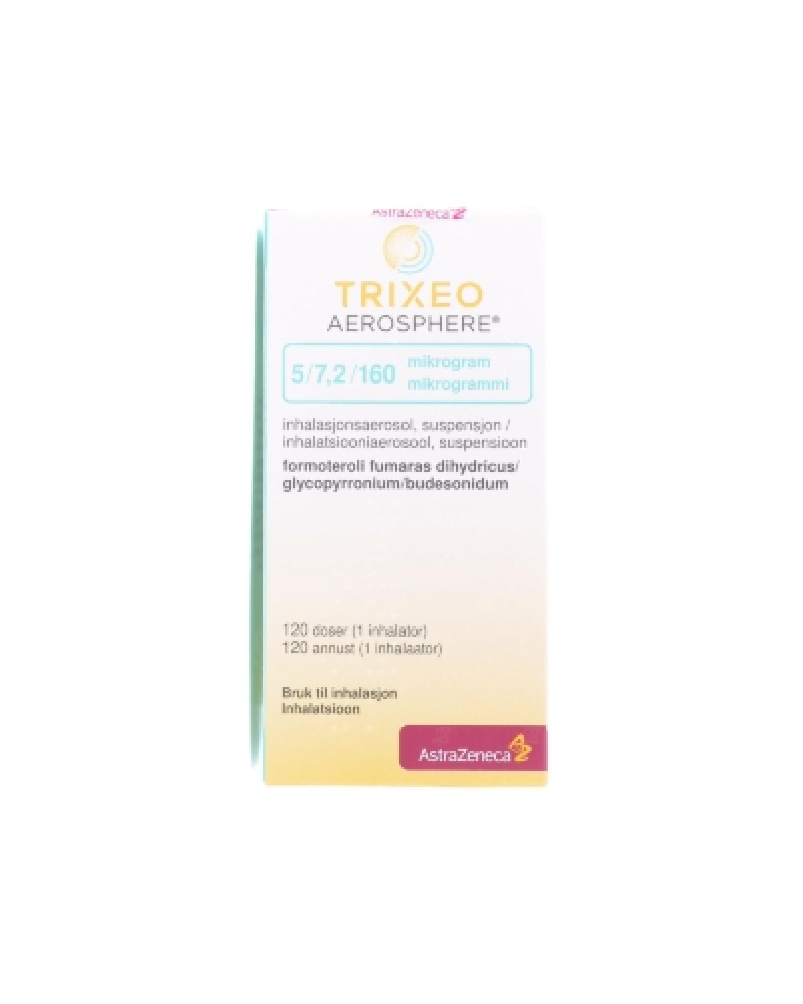 Trixeo Aer inhaer 5+7,2+160mcg - Apotek 1