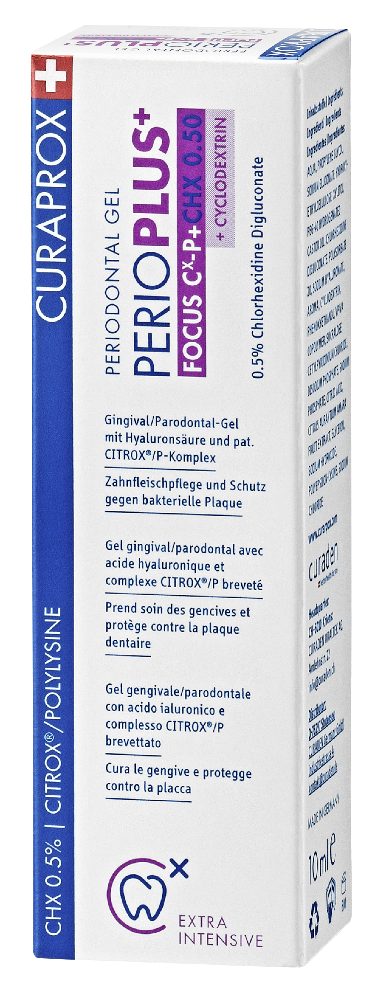 Curaprox Perio Plus Focus periodontal gel 10 ml - Apotek 1
