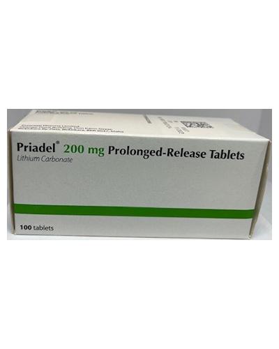 Priadel 200mg depottabletter 100STK - Apotek 1