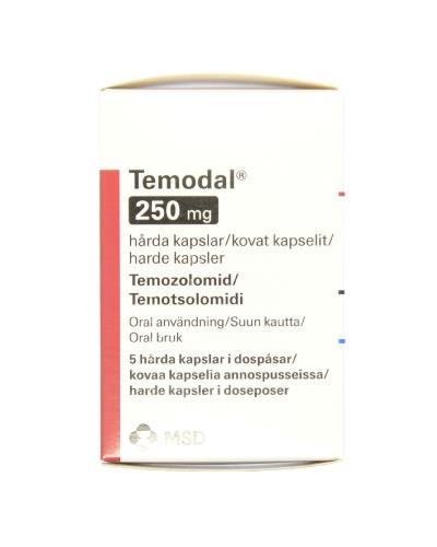 Temodal Kapsel, hard 250 mg 5stk - Apotek 1