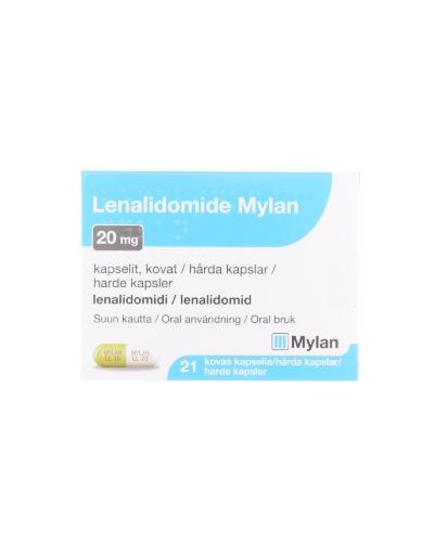 Lenalidomide Mylan 20 mg harde kapsler 21 stk - Apotek 1