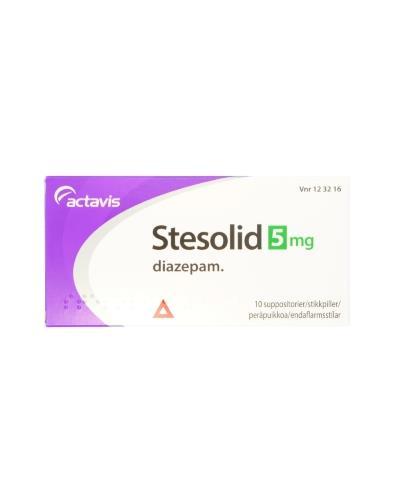 Stesolid Stikkpille 5 mg 10stk - Apotek 1