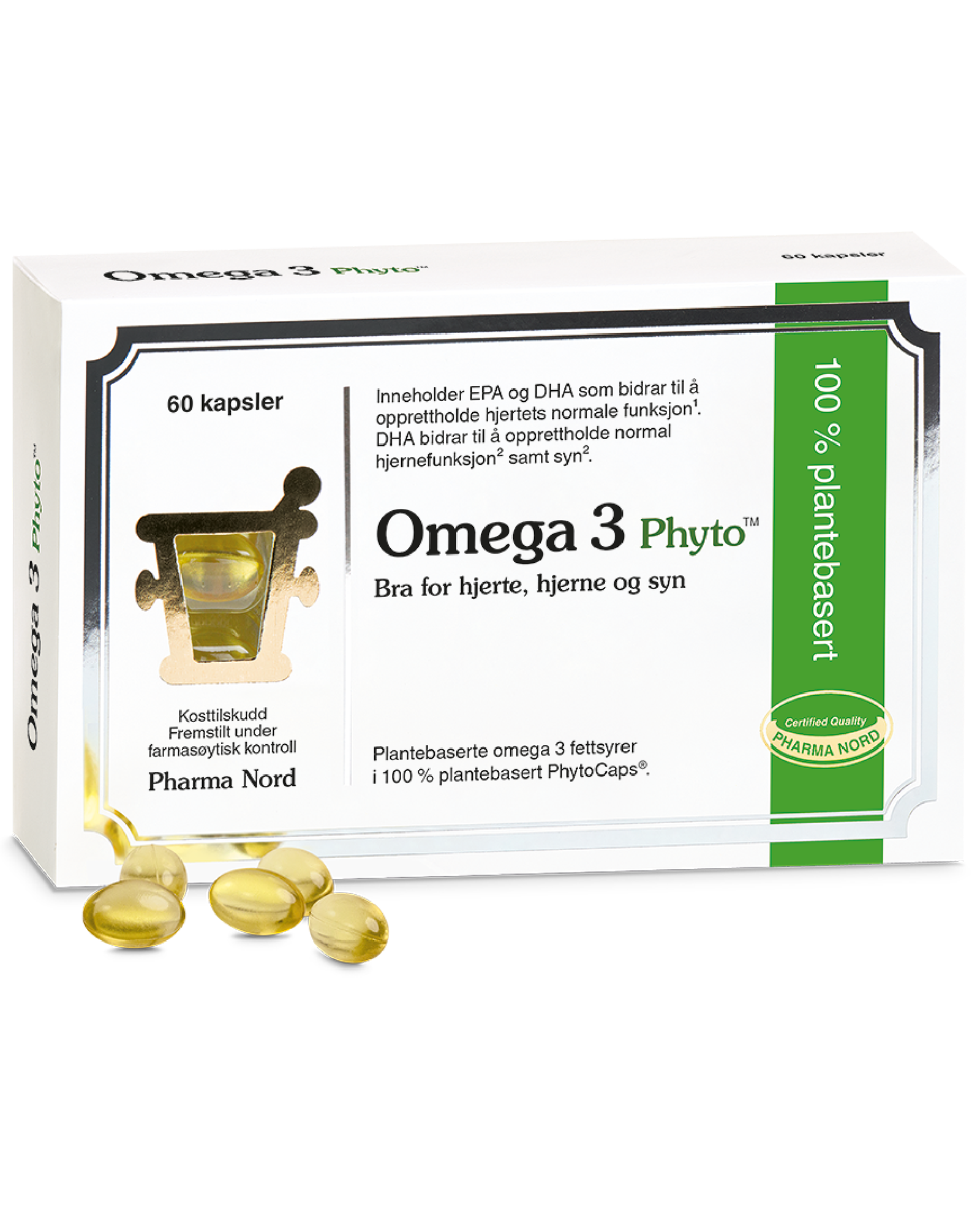 Omega-3 Phyto kapsler 60 stk - Apotek 1