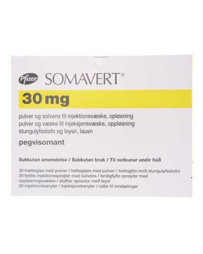 Somavert inj subst 30mg spr - Apotek 1