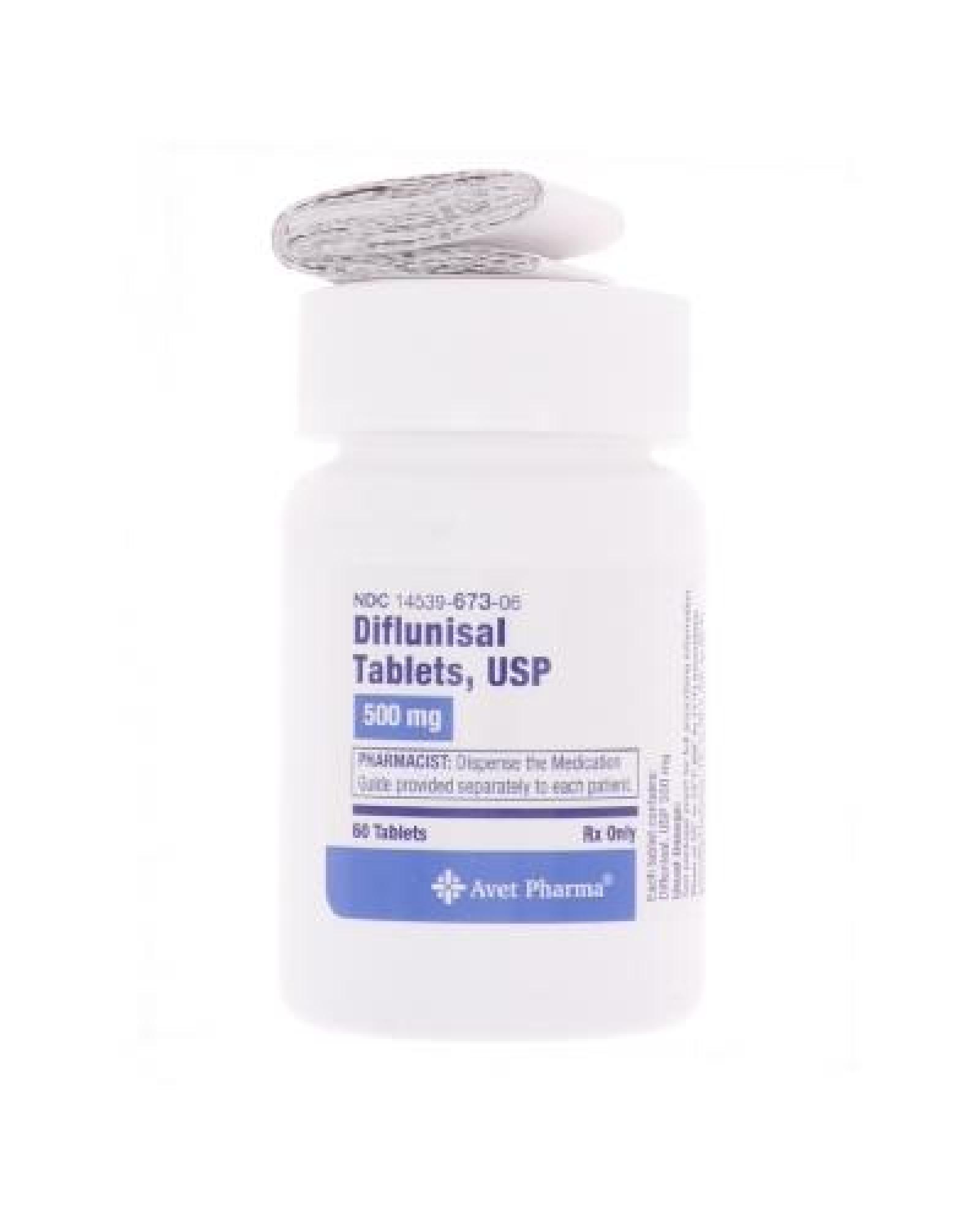 Diflunisal avet 500mg tabletter 60 stk - Apotek 1