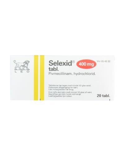 Selexid 400 mg filmdrasjerte tabletter 20 stk - Apotek 1
