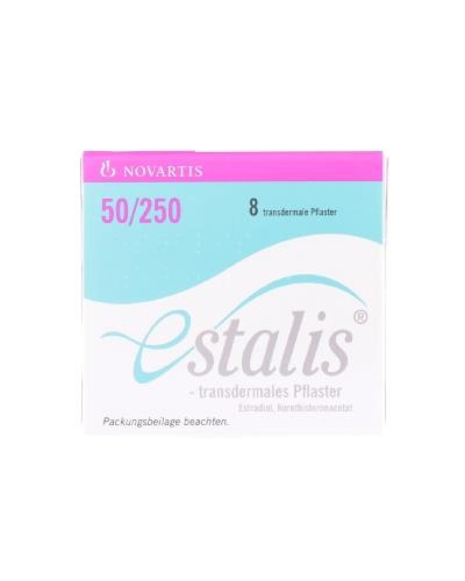 Estalis 50 +250 mcg/24 timer depotplaster 8 STK - Apotek 1