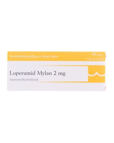 Loperamid Mylan 2mg kapsler 16stk - Apotek 1