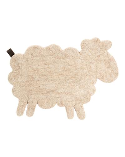 Sitteunderlag i ull, sau natur 1stk - Apotek 1