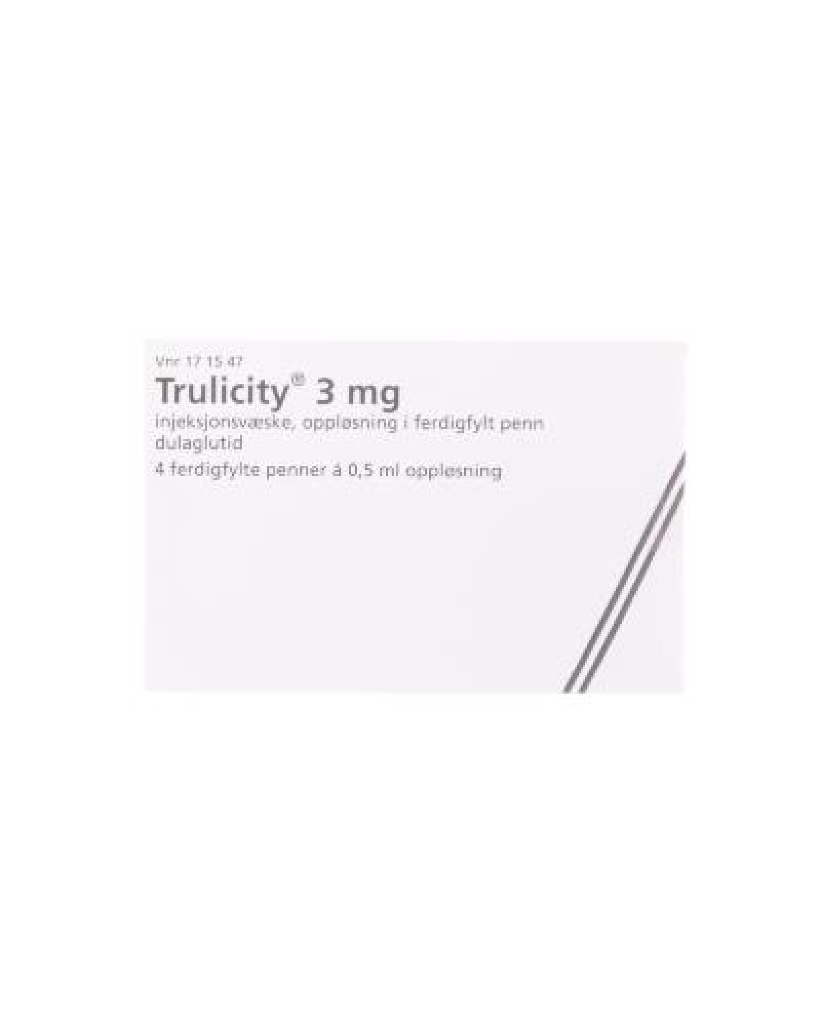 Trulicity orif inj 3mg/penn 4x0,5 MLPEN - Apotek 1
