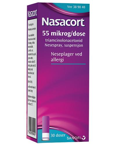 Nasacort 55 mcg/dose nesespray 30 doser - Apotek 1