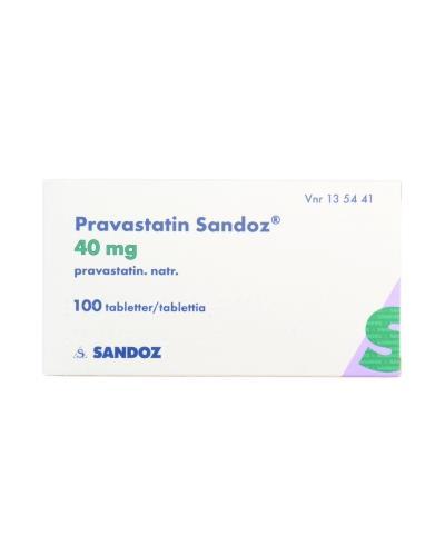 Pravastatin Sandoz Tablett 40 mg 100 stk - Apotek 1