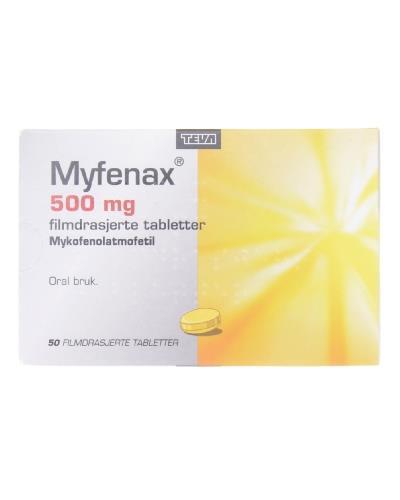 Myfenax 500 mg tabletter 50 stk - Apotek 1