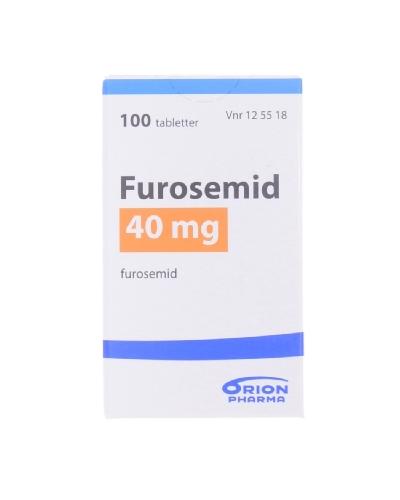 Furosemid 40 mg tabletter 100 stk - Apotek 1