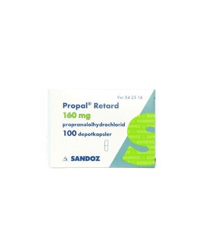 Propal Retard 160mg depotkapsler 100 enpac - Apotek 1