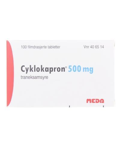 Cyklokapron 500 mg tabletter 100 stk - Apotek 1