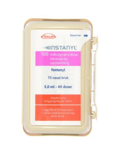 Instanyl Nesespray, oppløsning 100 mikrog/dose 40 doser - Apotek 1