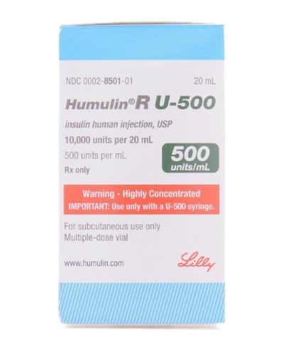 Humulin R 500IE/ml injeksjon 20 mlhgl - Apotek 1
