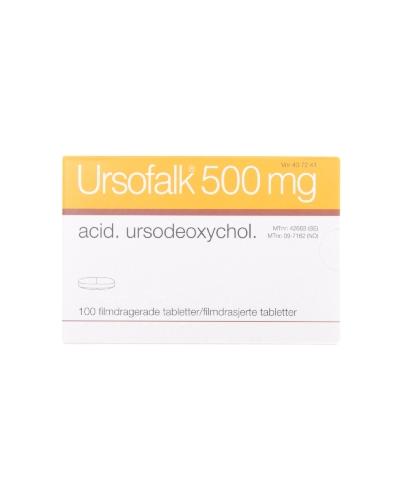 Ursofalk tabletter, filmdrasjerte 500 mg 100 stk - Apotek 1