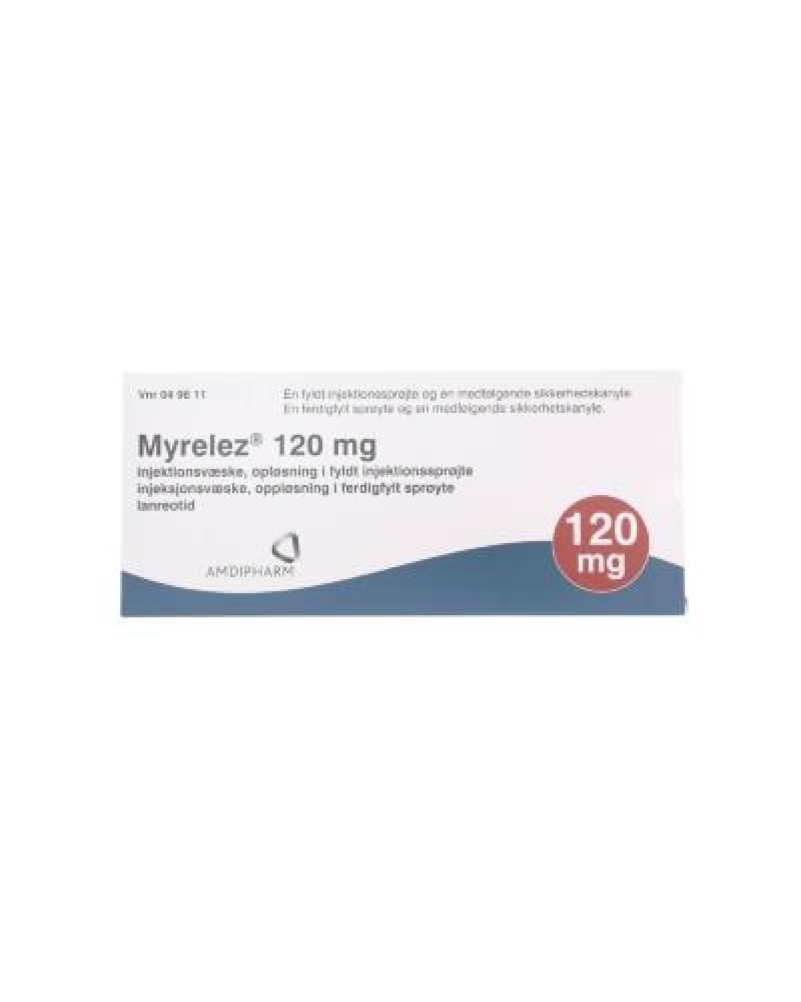Myrelez inj 120mg/spr - Apotek 1