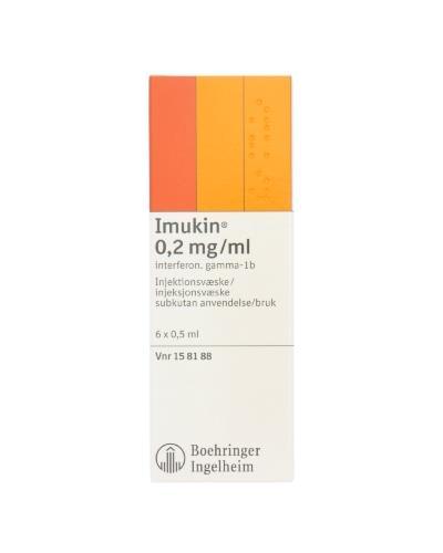 Imukin Injeksjonsvæske, oppløsning 0,2 mg/ml 6x0,5 ml - Apotek 1