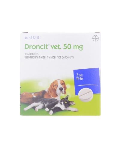 Droncit vet tab 50mg 2 ENPAC - Apotek 1