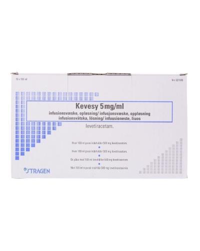 Kevesy 5 mg/ml infusjonsvæske, oppløsning pose 10x100 ml - Apotek 1