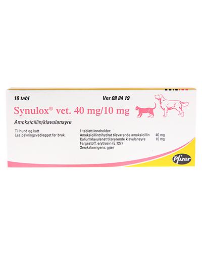 Synulox vet tab 40/10mg - Apotek 1