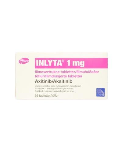 Inlyta Tablett, filmdrasjert 1 mg 56 stk - Apotek 1