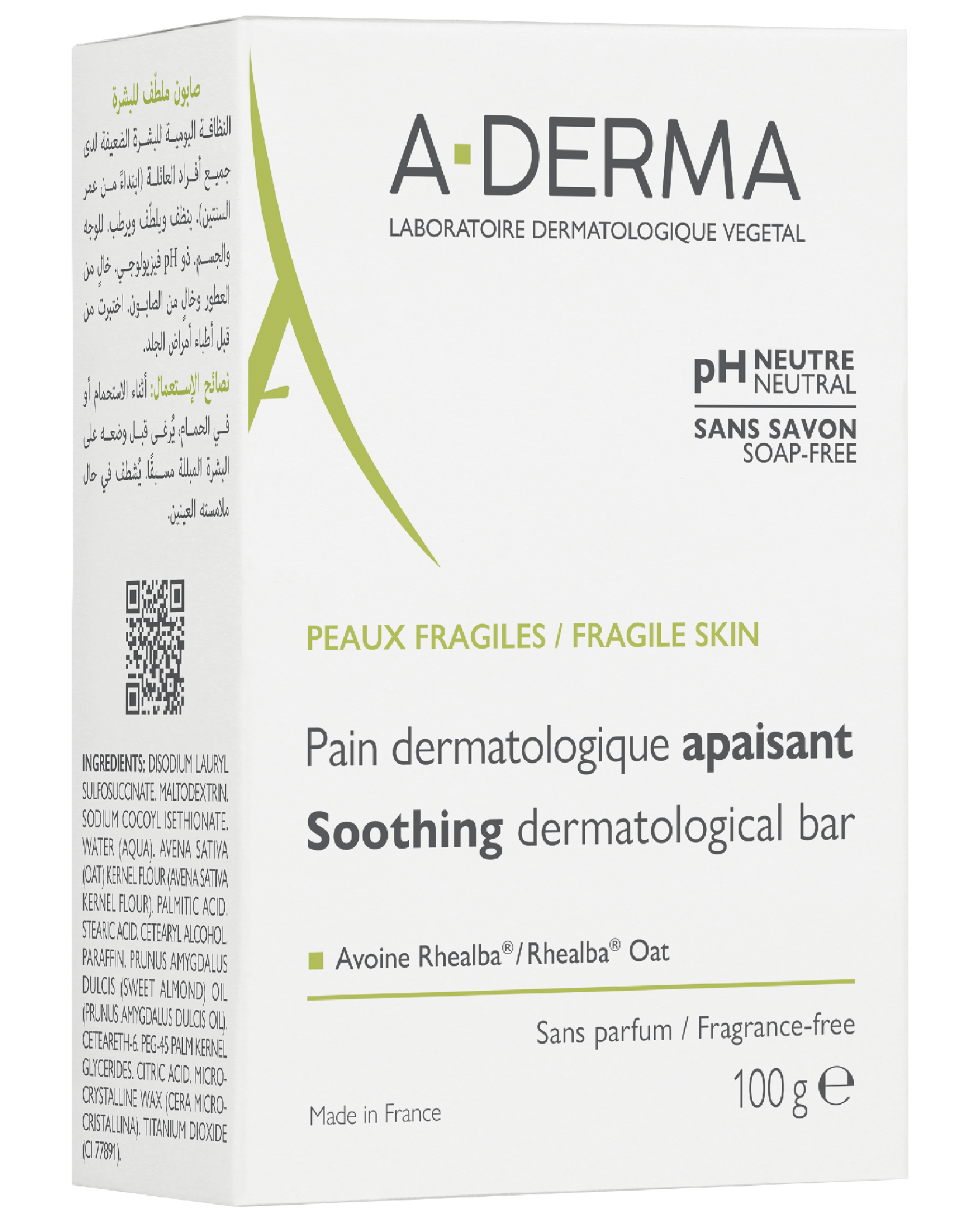 A-Derma cleansing bar 100 g - Apotek 1