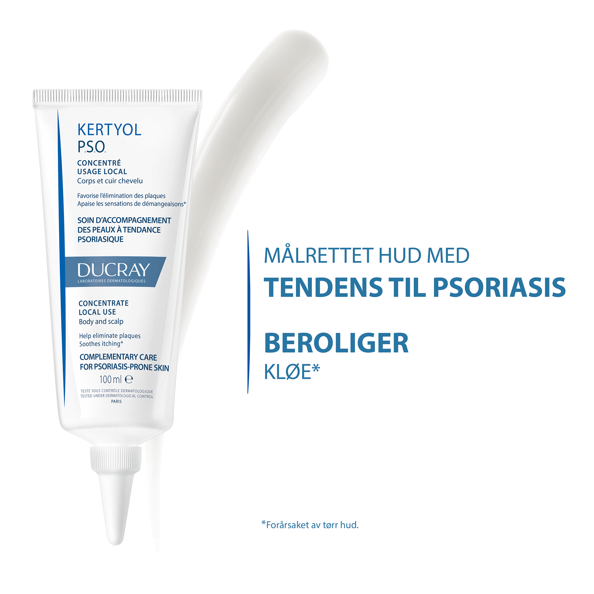 Ducray Kertyol PSO Concentrate krem ved tendens til psoriasis 100 ml ...